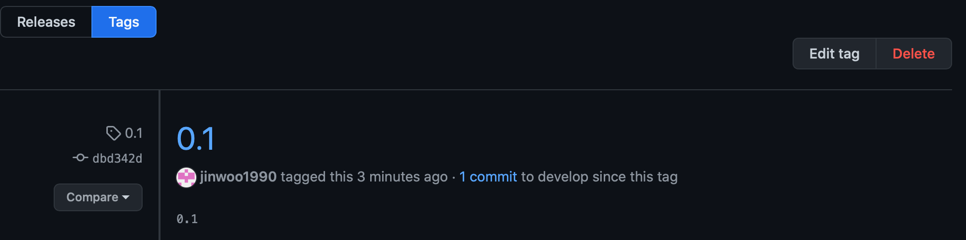 Git Flow - 2. 샘플 프로젝트를 통한 사용법 예시 (How to/Tutorial) - Dev Blog by Jin